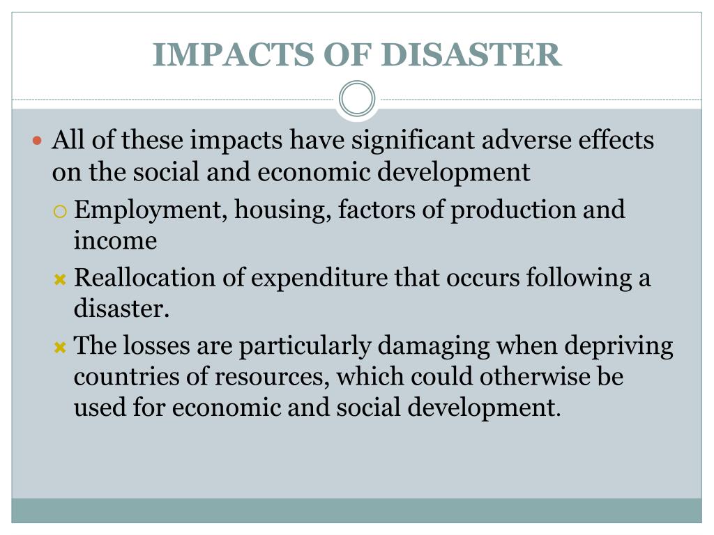 Ppt Economics Of Disaster Powerpoint Presentation Free Download Id