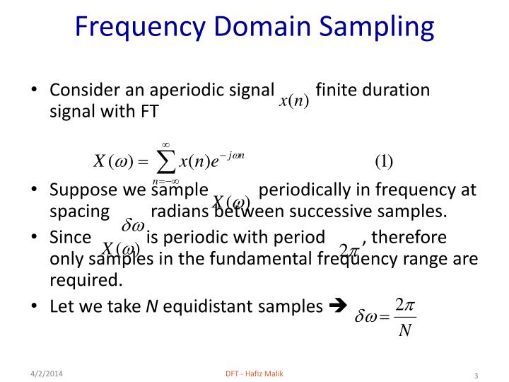 PPT - Discrete Fourier Transform (DFT) PowerPoint Presentation - ID:639254