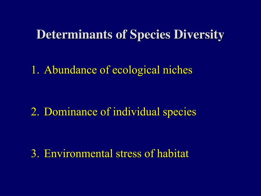 Ppt Species Diversity And Succession Powerpoint Presentation Free