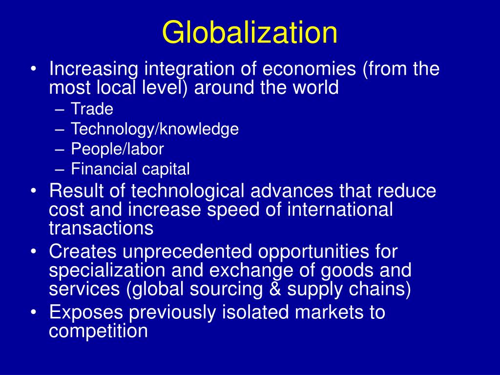 PPT - Trade & Globalization: Is Free Trade Beneficial? PowerPoint ...