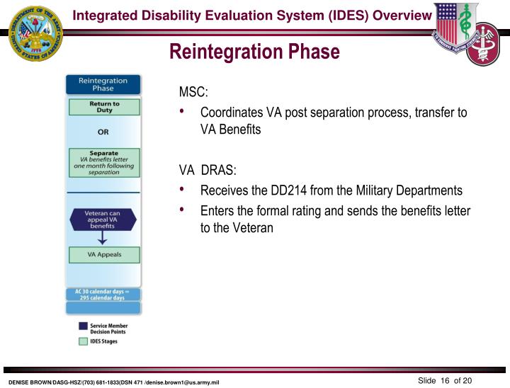 PPT - Integrated Disability Evaluation System (IDES) PowerPoint ...