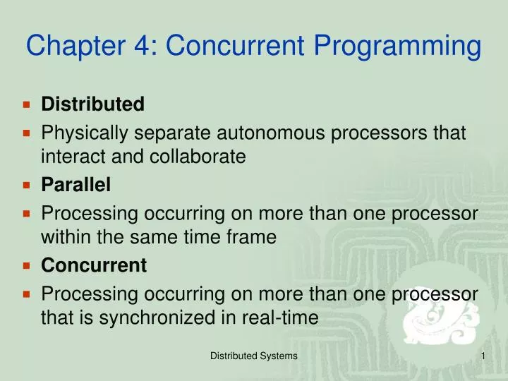 PPT - Chapter 4: Concurrent Programming PowerPoint Presentation, free ...