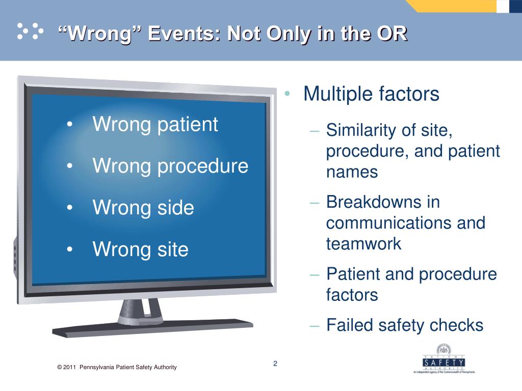 PPT - Applying the Universal Protocol to Improve Patient Safety in ...