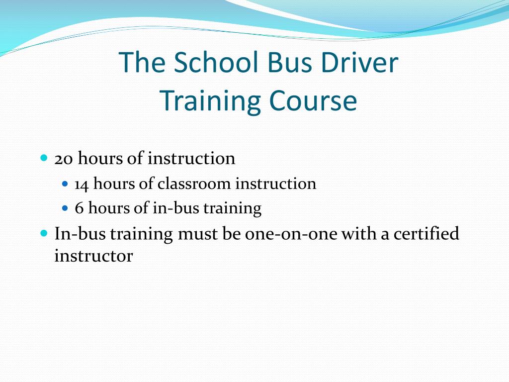 PPT - School Bus Driver Training PowerPoint Presentation, free download ...