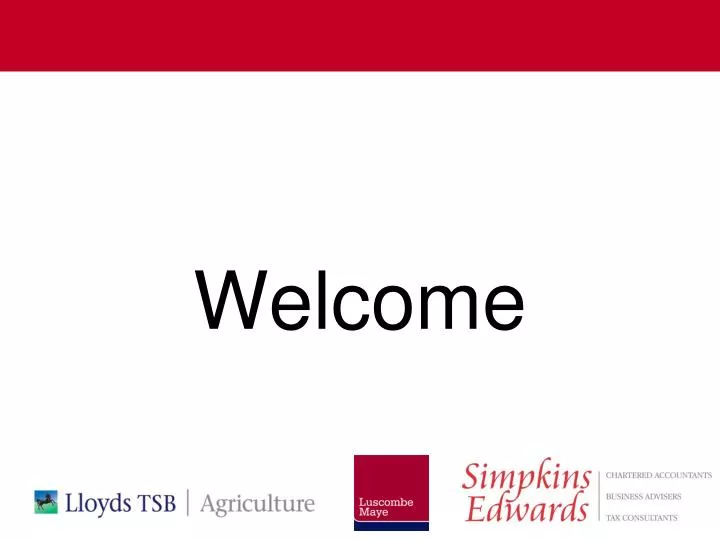 PPT - Welcome PowerPoint Presentation, free download - ID:642876