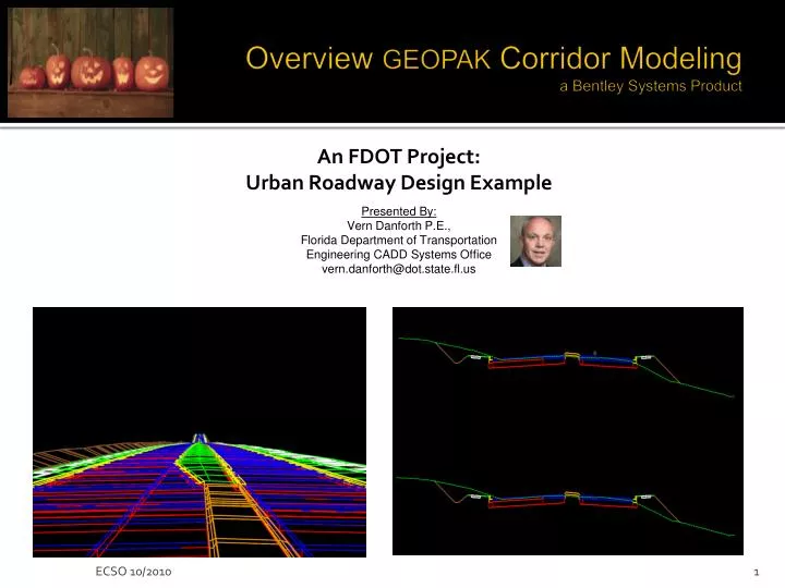 PPT - Overview GEOPAK Corridor Modeling a Bentley Systems Product ...