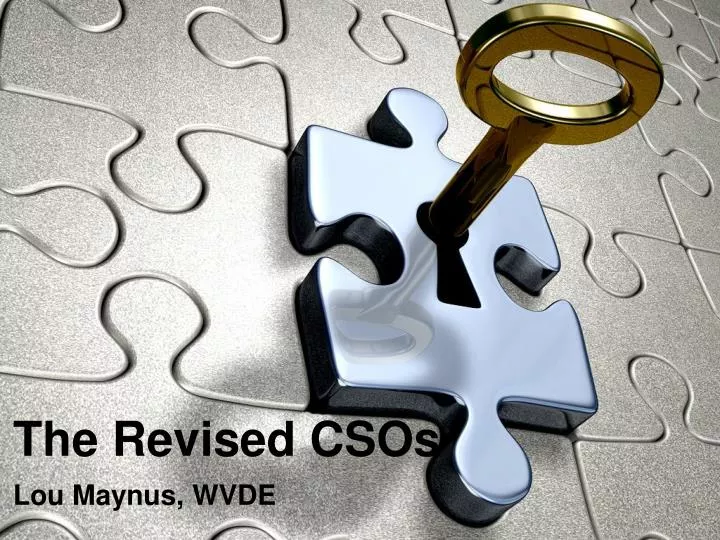 PPT - The Revised CSOs PowerPoint Presentation, free download - ID:643656