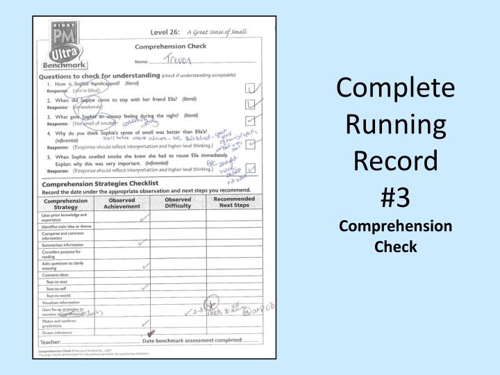 PPT - Text Complexity & Running Records Training PowerPoint ...