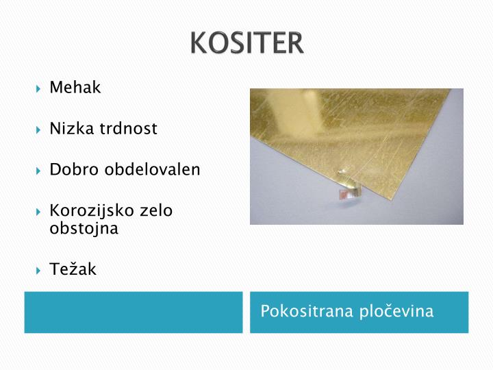 PPT - KOVINE PowerPoint Presentation - ID:644496