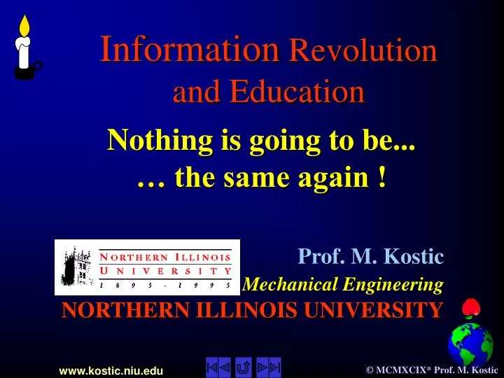 PPT - Information Revolution and Education PowerPoint Presentation ...