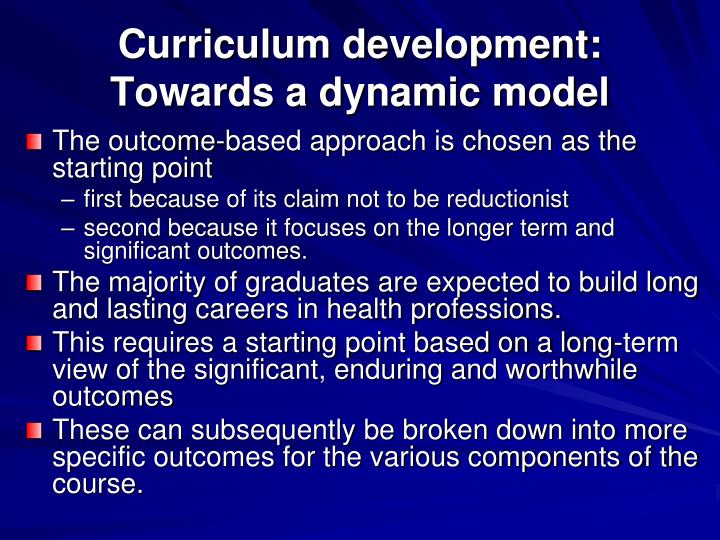 PPT - The Process of Curriculum Development PowerPoint Presentation ...