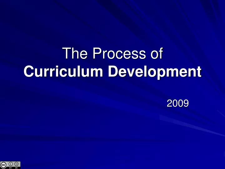 PPT - The Process of Curriculum Development PowerPoint Presentation ...