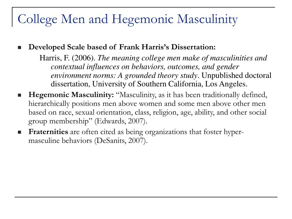 PPT - Fraternity Affiliation Related to Male Spiritual Development ...