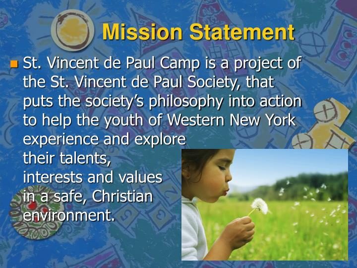 PPT - St. Vincent de Paul Children’s Camp PowerPoint Presentation - ID ...