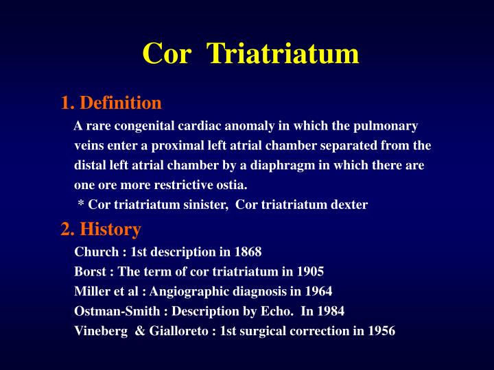 PPT - Cor Triatriatum PowerPoint Presentation - ID:645287