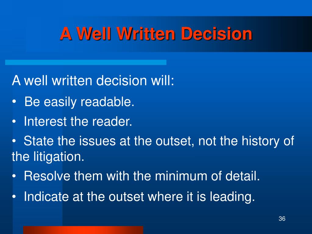 PPT - DECISION-WRITING Superannuation Complaints Tribunal Members ...