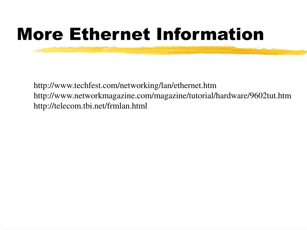 Ppt Ethernet Standards Ieee802 3 Powerpoint Presentation Free