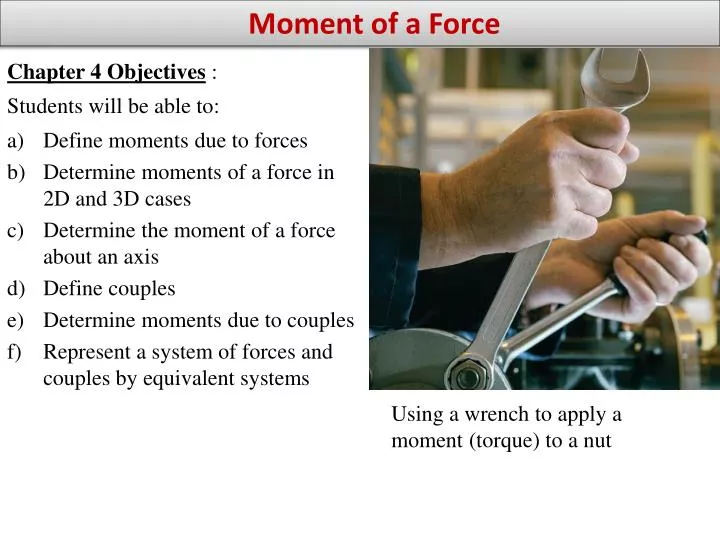 PPT - Moment of a Force PowerPoint Presentation, free download - ID:645433