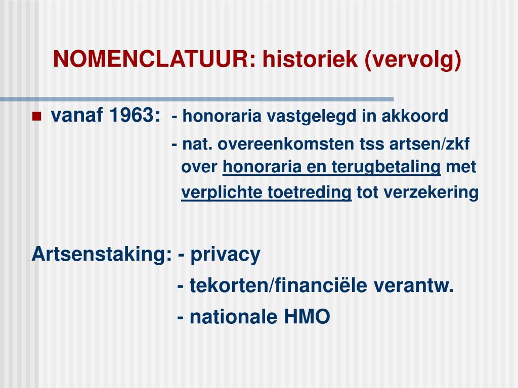 PPT - DE NOMENCLATUUR Instrument tot verdeling van het overheidsbudget ...