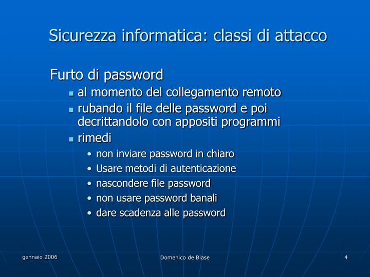PPT - Sicurezza Informatica PowerPoint Presentation - ID:646032