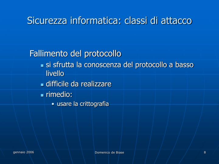 PPT - Sicurezza Informatica PowerPoint Presentation - ID:646032