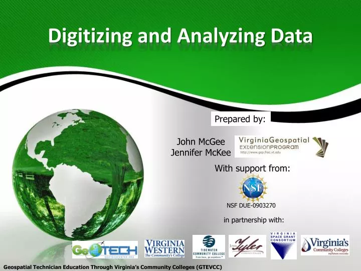 PPT - Digitizing and Analyzing Data PowerPoint Presentation, free ...