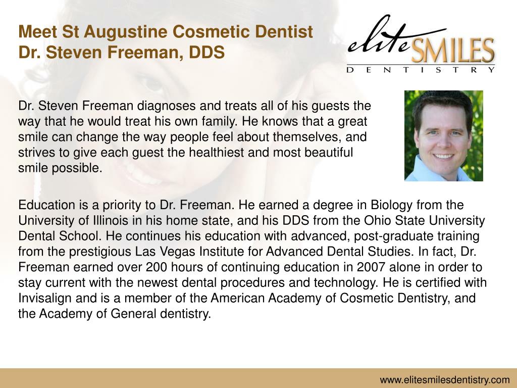 PPT - st augustine florida(fl) cosmetic dentist dr. steven freeman ...