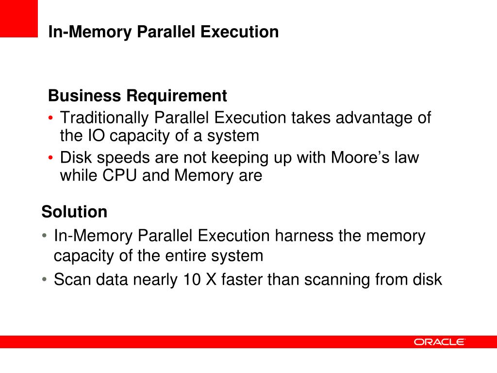 Ppt Extreme Performance With Oracle Database 11g And In Memory Parallel Execution Powerpoint