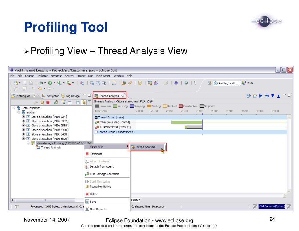 Ppt Profiling And Testing Applications Using The Eclipse Test And Performance Tools Platform 0675