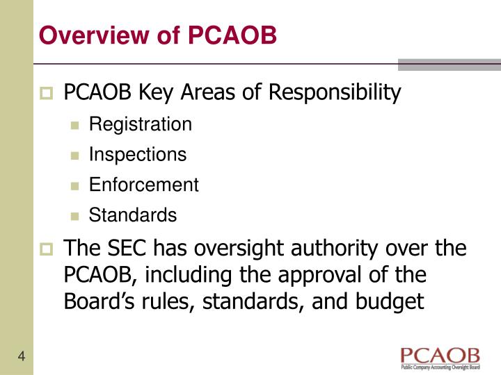 PPT - PCAOB PowerPoint Presentation - ID:648594