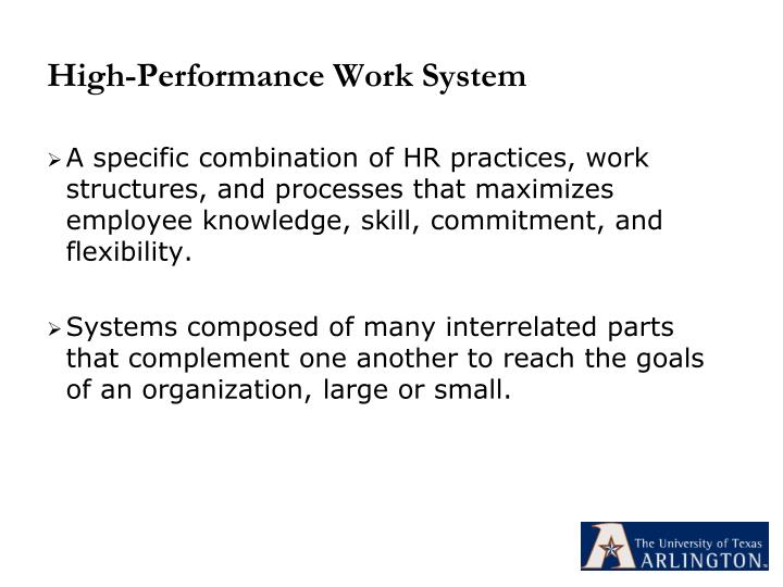 PPT - High Performance Work Systems (HPWS) PowerPoint Presentation - ID ...