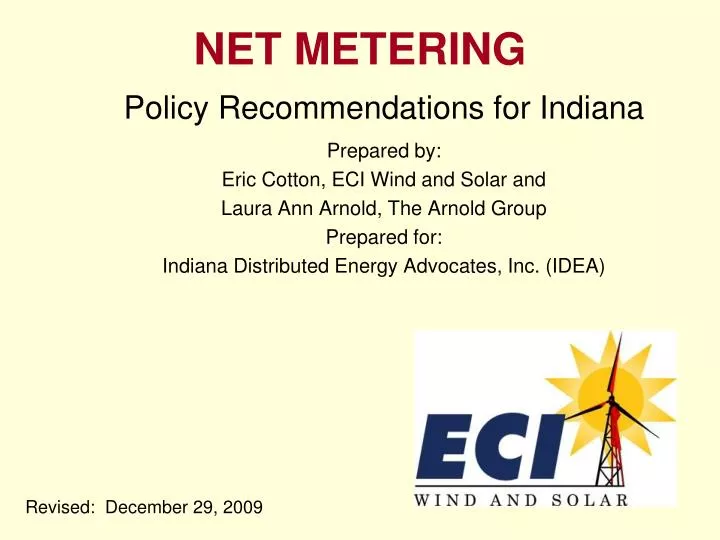 PPT - NET METERING PowerPoint Presentation, free download - ID:648781