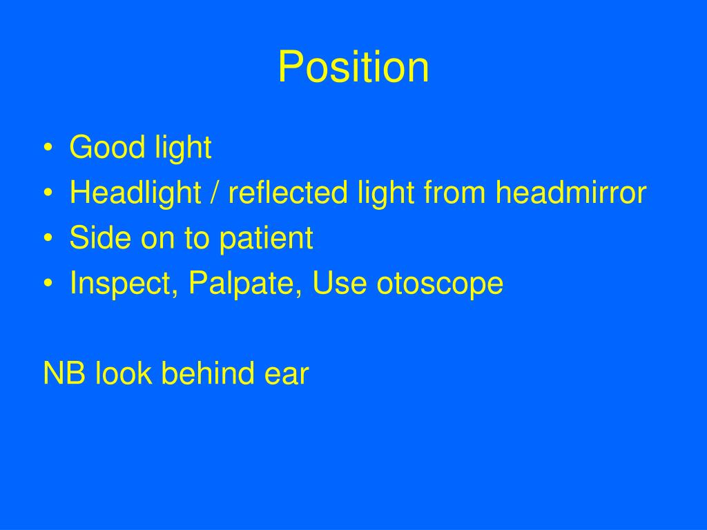 PPT - Clinical Examination of the Ear, Nose and Throat PowerPoint ...