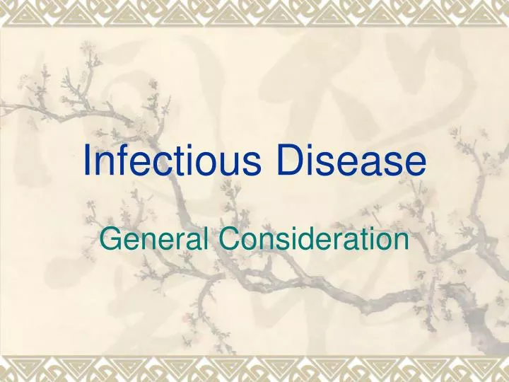 PPT - Infectious Disease PowerPoint Presentation, free download - ID:651016
