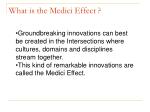 PPT - The MEDICI EFFECT Frans Johansson PowerPoint Presentation - ID:651177