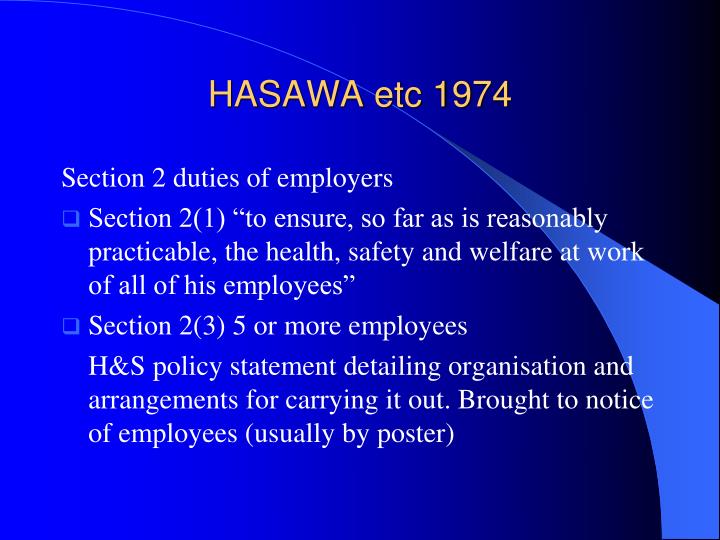 PPT - HSE, Health and Safety Law and Appointed/Approved Doctors ...