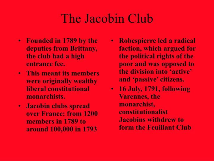 😎 Who was the leader of jacobin club. Jacobin Club. 2019-02-13