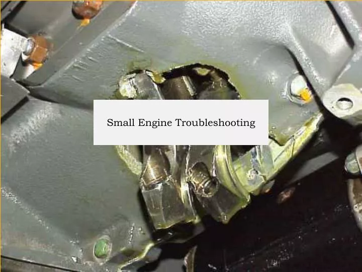 PPT - Small Engine Troubleshooting PowerPoint Presentation, free ...