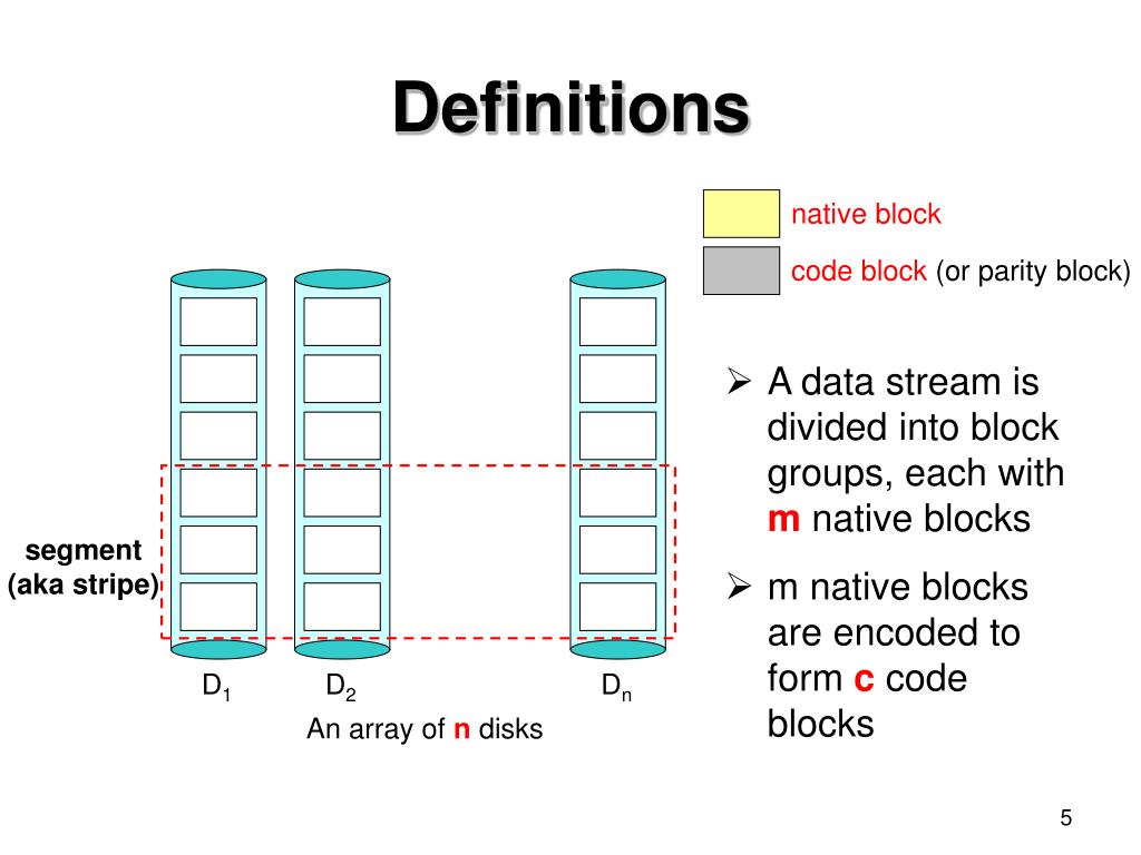 Ppt Ncfs On The Practicality And Extensibility Of A Network Coding Based Distributed File