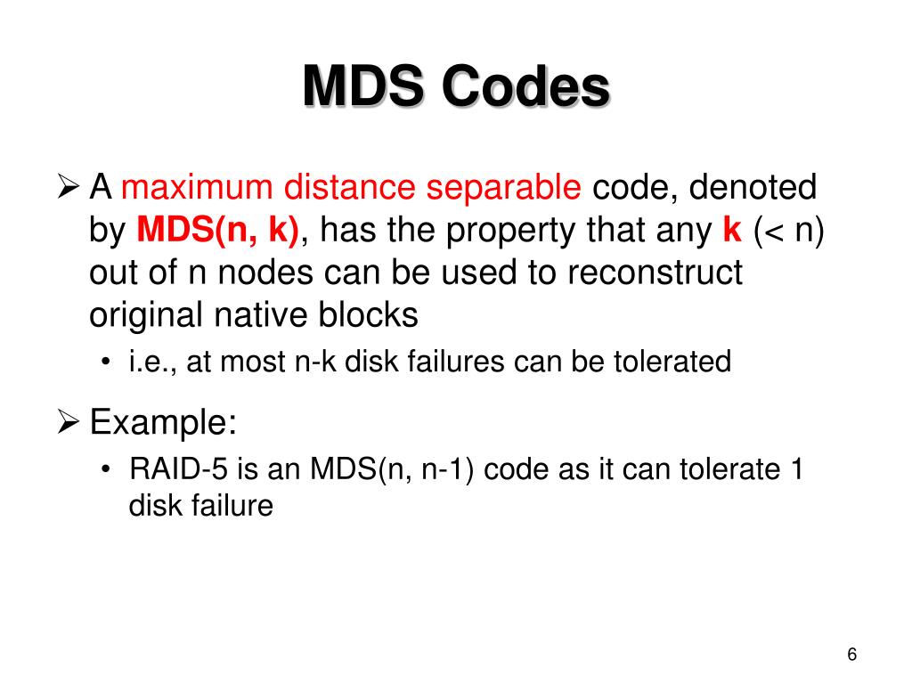 Ppt Ncfs On The Practicality And Extensibility Of A Network Coding Based Distributed File