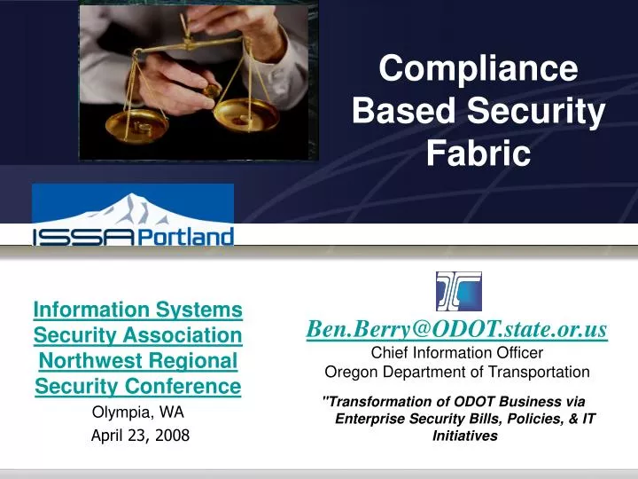 PPT - Compliance Based Security Fabric PowerPoint Presentation, free ...