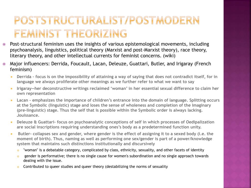 PPT - From the ‘Woman’s Point of View’ Ten Years Later: Towards a ...