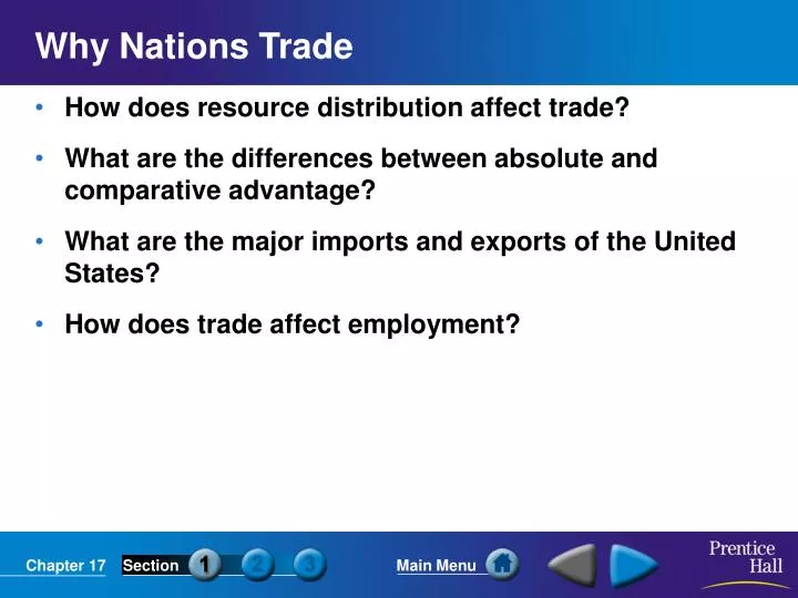PPT - Why Nations Trade PowerPoint Presentation, free download - ID:655281