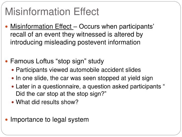 PPT - False Memory/ Eyewitness Research PowerPoint Presentation - ID:655482