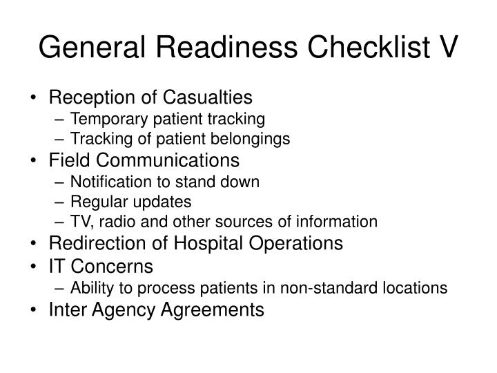 PPT - Hospital Readiness Assessment PowerPoint Presentation - ID:656793
