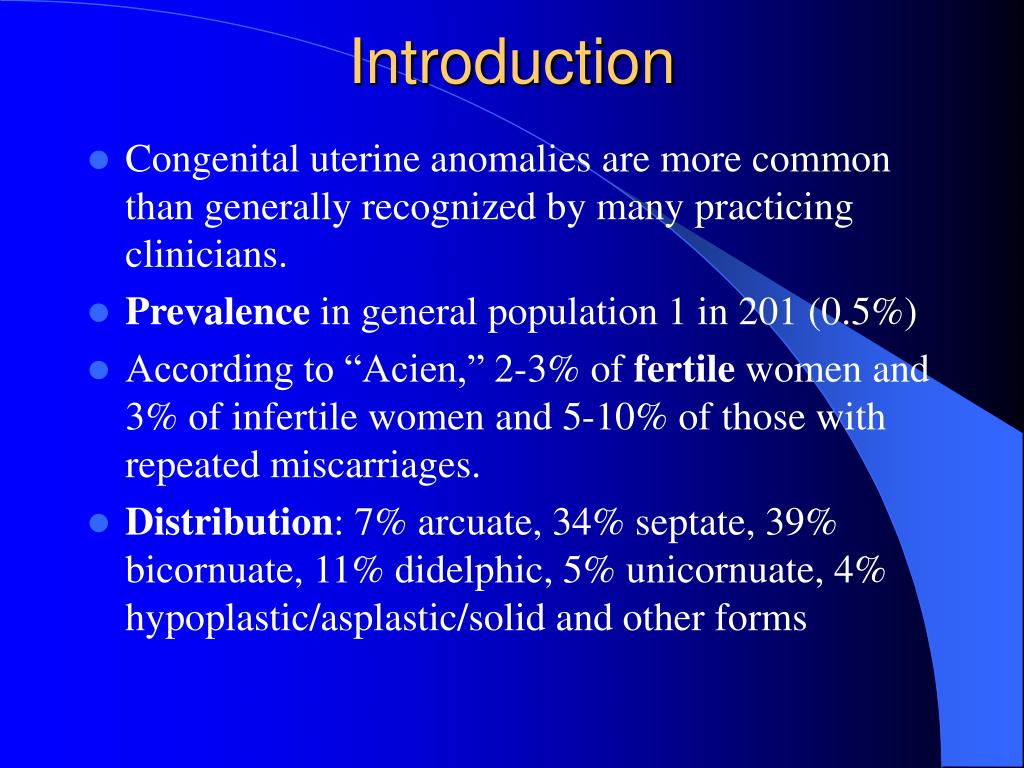 Ppt Mullerian Anomalies By Elizabeth Diaz Powerpoint Presentation