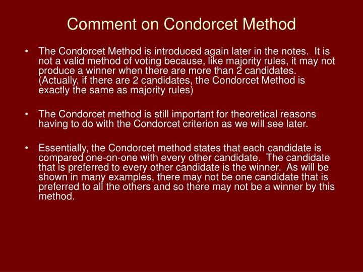 PPT - MGF 1107 Mathematics of Social Choice Part 1b – Fairness Criteria ...