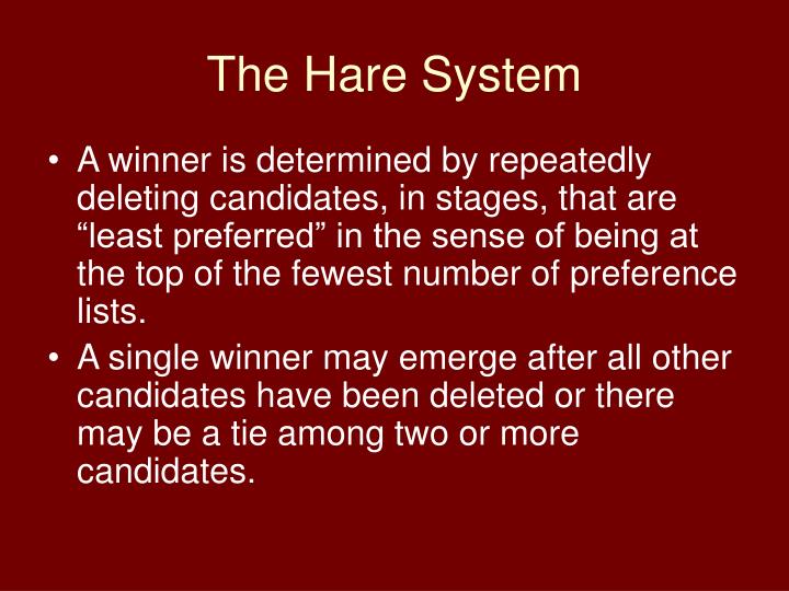 PPT - MGF 1107 Mathematics of Social Choice Part 1b – Fairness Criteria ...