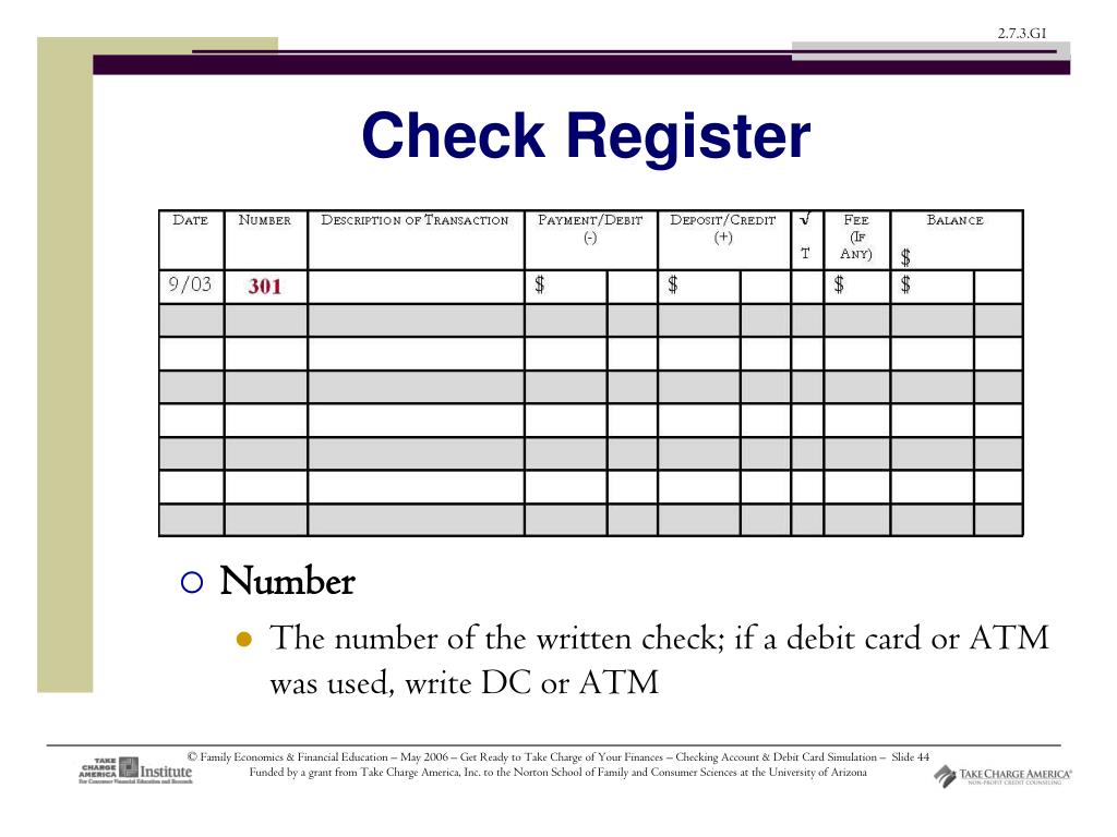 PPT - Checking Account & Debit Card Simulation PowerPoint Presentation ...