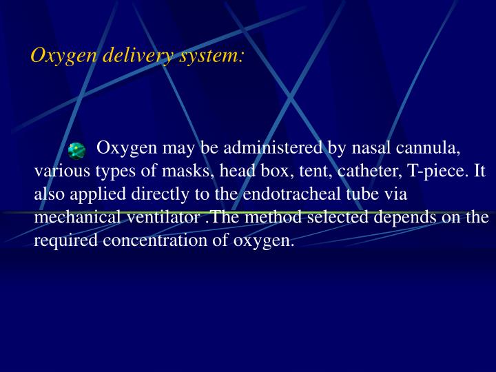 PPT - OXYGEN THERAPY PowerPoint Presentation - ID:662116